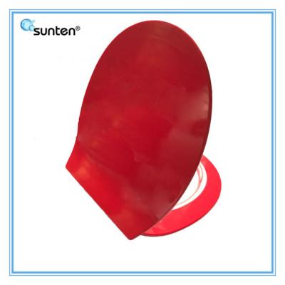 China Quick Release Flushable Closed Front Slow Close Red Toilet Seat Covers for sale