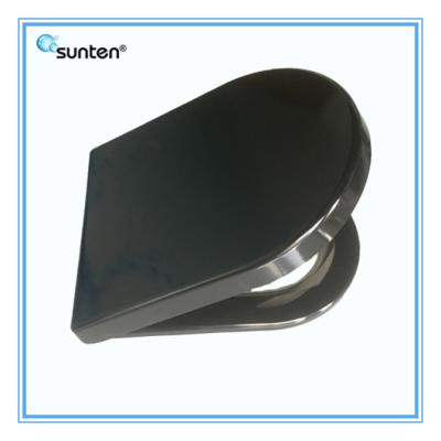 China For Bathroom Quick Release Soft Closing D Shape Toilet Seat Covers for sale