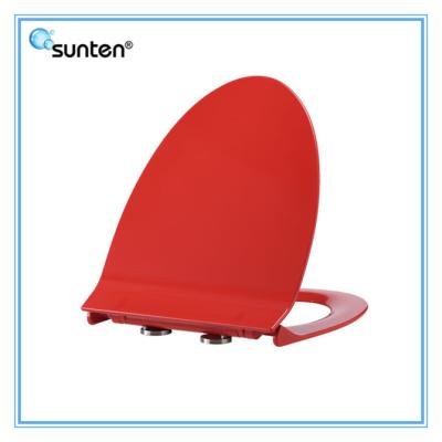 China Bathroom Product Red Elongater V Shape Toilet Seat Covers for sale