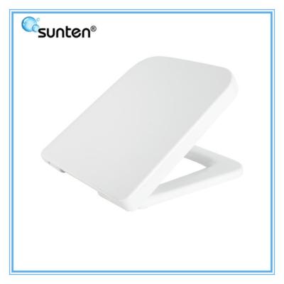 China New Arrival Good Quality Square Slow Close Square Wall Hanging Toilet Seat for sale