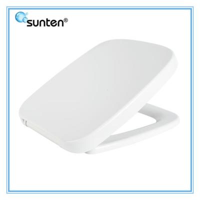 China Good Quality Urea Material Closed Front Soft Close Square Toilet Seat for sale