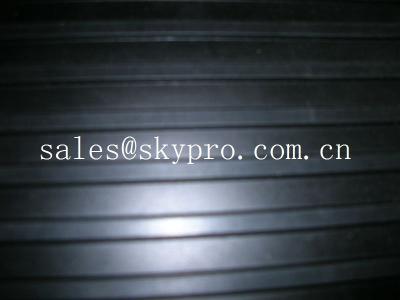 China Flooring / gasket thick 3mm rubber matting , black rubber floor mats for sale