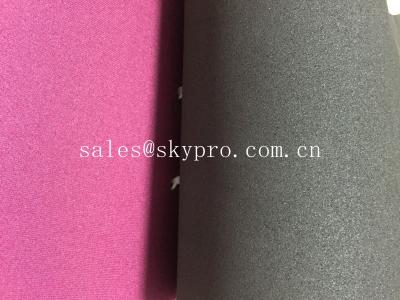 China SBR CR Neoprene Thick Neoprene Fabric With Smooth And Embossed Finishing for sale