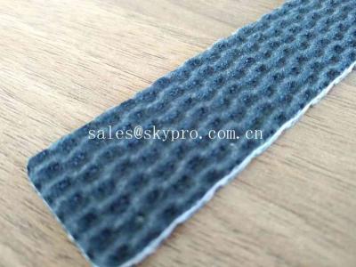 China Low Noise PVC PU Conveyor Belt With Fabric Fire Resistant Rubber , Customized Colors for sale