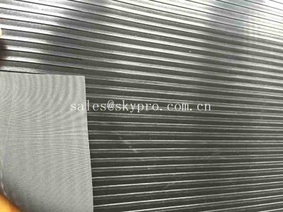 China High Density Rubber Sheet Roll With Cotton Insertion / Smooth Rubber Foam Sheet for sale