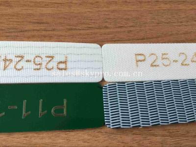China Low noise PVC Conveyor Belt with Fabric Static Wire for Food Processing Industrial for sale