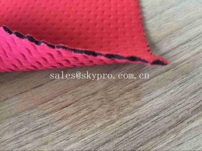 China Customized Colorful Various Shape Neoprene Fabric 5mm OK Lycra Fabric Rubber Sheet with Mesh Fabric for sale