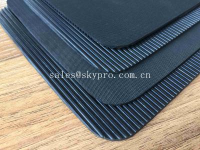 중국 고밀도 상업적인 고무 매트는 공간 절약을 위해, 늑골을 붙인 고무 매트를 순화합니다 판매용