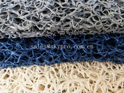 China Multi - Choice Color Rubber Floor Mats With PVC Material Coil Logo , Easy To Clean for sale