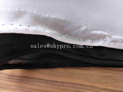 Cina Tessuto di nylon rivestito del neoprene del tessuto 2mm della schiuma del neoprene spesso bianco e nero di Rolls in vendita