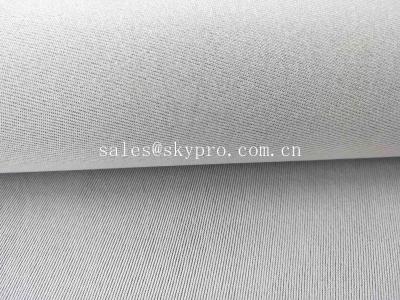 Cina Tessuto di nylon rivestito del neoprene del tessuto 2mm della schiuma del neoprene spesso bianco e nero di Rolls in vendita