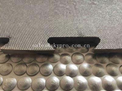 China 8mm-20mm Thickness Bubble Coin Interlocking Cow Horse Stable Rubber Mat Shock Absorption Rubber Mat for sale