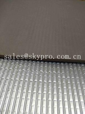 China Flexible Foam Heat Insulation Sheet with Aluminum Foil Sheet Fireproof Coated Polyethylene Materials for sale