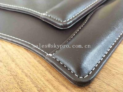 China OEM Customized Printing Office PU Leather Mouse Mat Fashion Computer Mouse Pad for sale