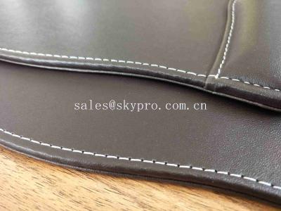 China OEM Customized Printing Office PU Leather Mouse Mat Fashion Computer Mouse Pad for sale