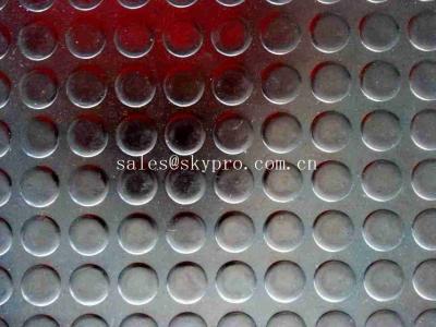China Tastgummimatten, die ringsum Bolzen-rutschfester runder Bolzen-Gummiboden-Mattierung pflastern zu verkaufen