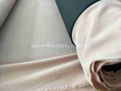 China Closed Cell Foam Coated CR Neoprene Fabrics 3mm Soft Heat Resistant Texture for sale