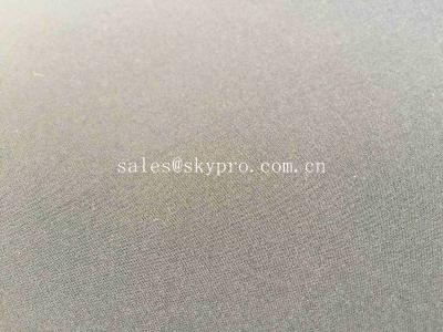 China SBR Grey Soft Lycra Neoprene Fabric Roll Good Touch Thin Neoprene Rubber Rolls for sale