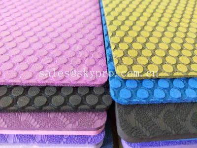 China No Smell Custom Print Double Layer EVA Foam Sheet Eco Anti Slip TPE Yoga Mat Colorful for sale