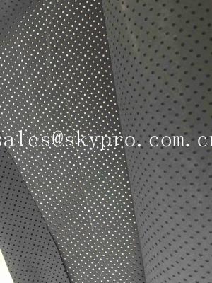 China Breathable SBR Neoprene Fabrics Foam Roll Super Thin Black Perforated Neoprene for sale
