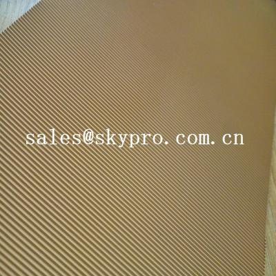 China Abrasion Resistant Natural Crepe Shoe Sole Rubber Sheet Corrugated Pattern for sale