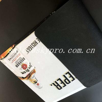 China Non - Woven Fabrics Custom Bar Mats 1.5mm / Water Absorbable Neoprene Rubber Pad for sale