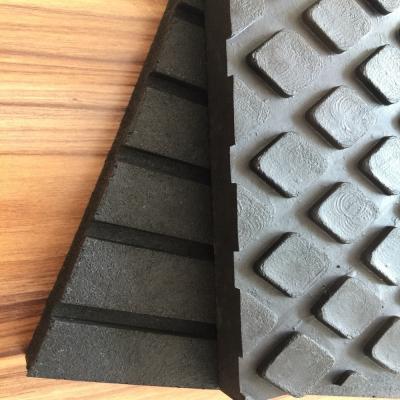 China 8mm Thickness Double Side Heavy Duty Rubber Horse Stall Mat with Square Hexagon Pattern for sale