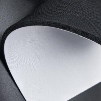 China Natural Rubber Coating Neoprene Fabric Roll Blank No Print Mousepad for sale