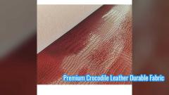 Premium Crocodile Embossed Leather For Bags And Shoes