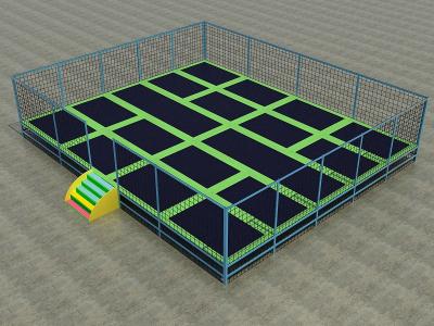 China theme park kids indoor trampoline children active trampoline jumping area equipment for sale
