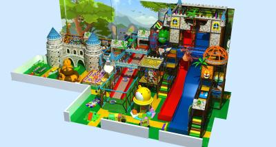 China castle theme childrens play place indoor childrens playhouse for shopping center for sale