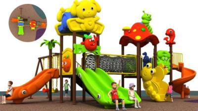 China dog roof big children outdoor playground items outside plastic games for sale