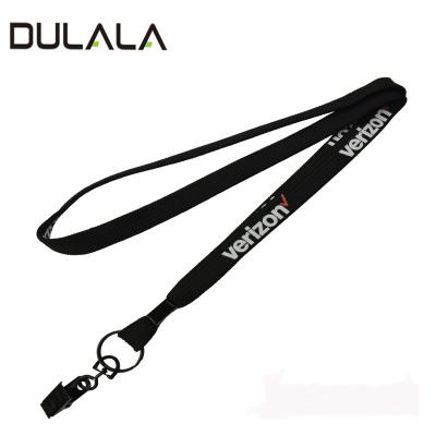 China Top Sale Wholesale Custom Tube Tubular Lanyard With Metal Buckle for sale