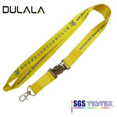 China Fashion Customized Exhibition Cute Printed Logo Nylon Promotional Neck Lanyard for sale