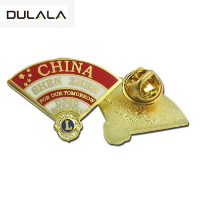 China Wholesale Manufacturers In China Cheap Bulk Custom Metal Hard Enamel Lapel Pin for sale