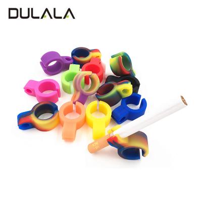 China Hot sale Fashionable OEM Silicone Holder Silicone Ring Cigarette Holder for sale