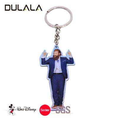 China New design fashion & promotional stainless steel metal keyring for sale