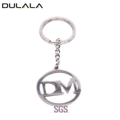 China Hollow Design Custom Zinc Alloy Metal Keychain for Promotional Gift for sale