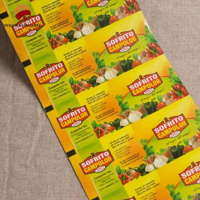 China Various Capacity Food Packaging Plastic Roll Film OEM ODM Available for sale