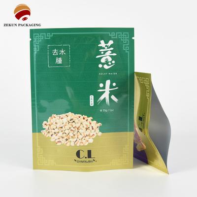 Cina PET/PE Zip Lock Food Bag Mat Finishing Tea Packaging Bags in vendita