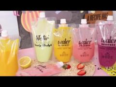 PET/OPP/AL Sacs à jet liquide Sacoche de détergent liquide Couleur CMYK