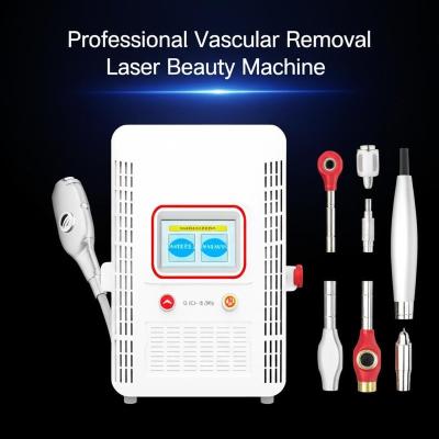 China Professional Vascular Removal Laser Beauty Machine with 1-10HZ Adjustable Frequency 10*25mm Spot Size and Portable Smart Design for sale