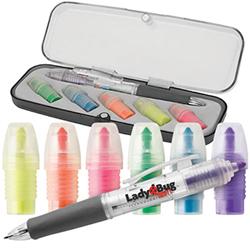China Twist-n-Shout Combo Highlighter/Ballpoint Set for sale