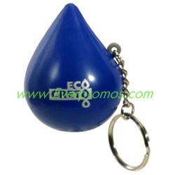 China Droplet Stress Reliever Key Chain for sale