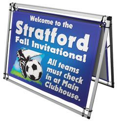 China 4' A-Frame Pro Outdoor Banner Display Kit for sale