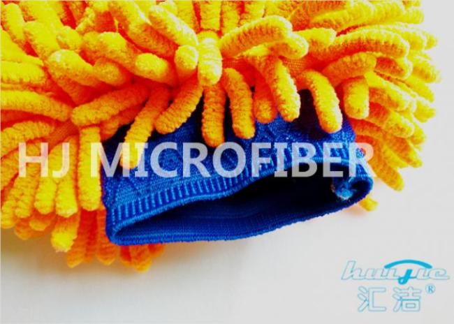Guanto mezzo lungo Sunny Orange Quick-Dry, anticorrosivo del lavaggio di Microfiber della ciniglia dei capelli