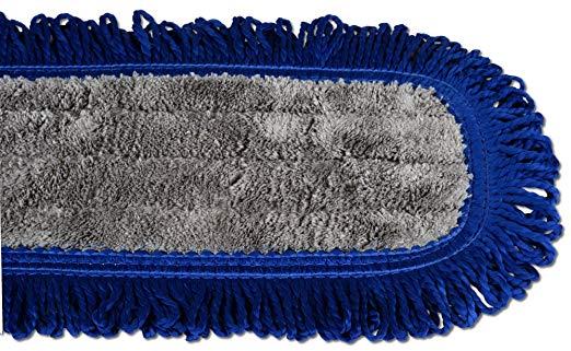 Microfiber Dust Mop Pads , 24" Professional Microfiber Mop,Grey Dust Pad