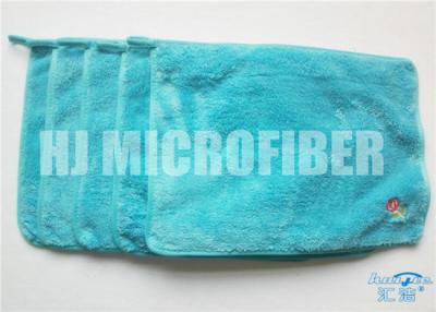 中国 極度の柔らかく、高水吸収の工場直接青は Microfiber の清拭布 100%Economy 30X40cm を印刷しました 販売のため