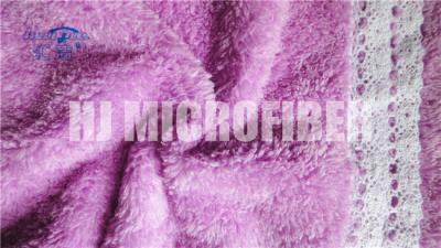 Cina Asciugamani di pulizia di corallo di Microfiber del vello, panno su misura di lucidatura di Microfiber in vendita