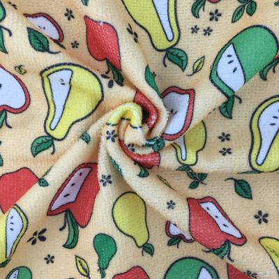 Cina Tessuto stampato fumetto fiorito del panno di pulizia di Microfiber su misura in vendita